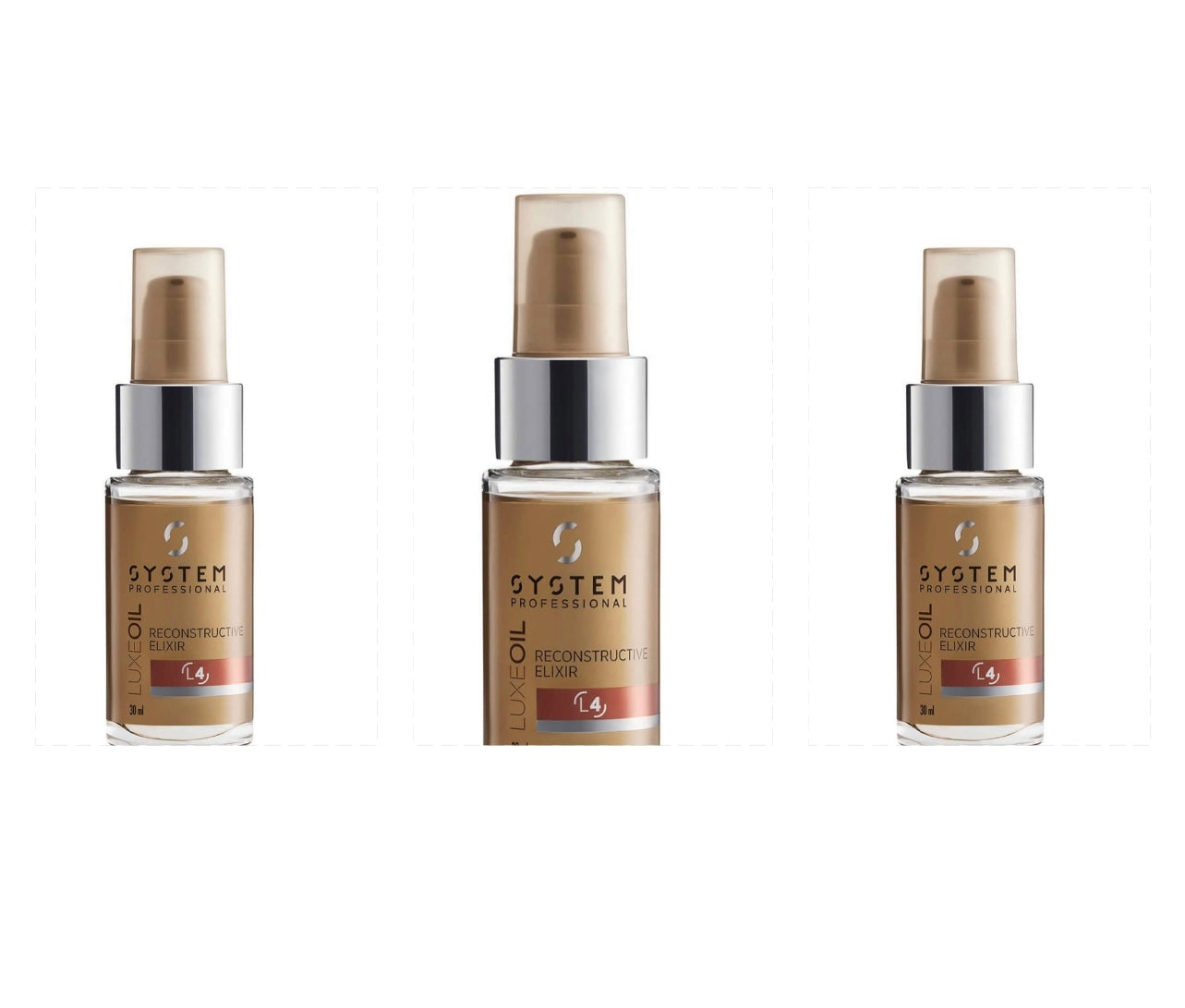System Professional LuxeOil Reconstructive Elixir 30mL x 3 – Salon ...