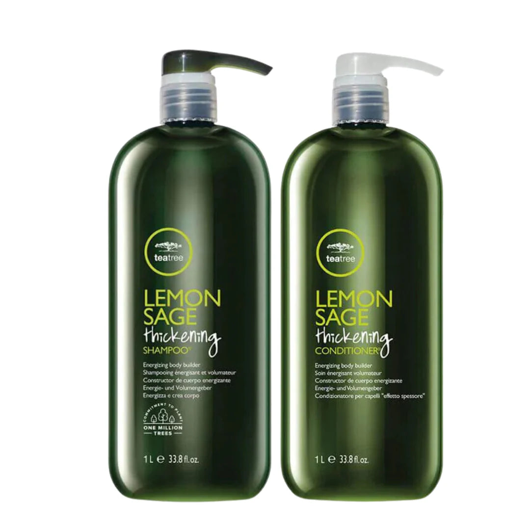 Paul Mitchell Tea Tree Lemon Sage Thickening Shampoo & Conditioner Duo ...