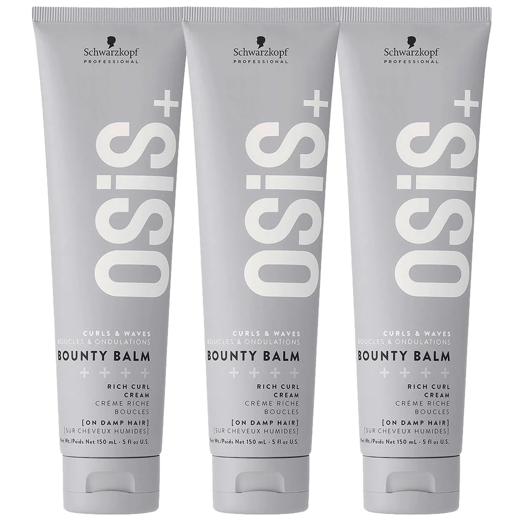 Schwarzkopf Professional Osis+ Bounty Balm Rich Curl Cream 150ml Trio ...