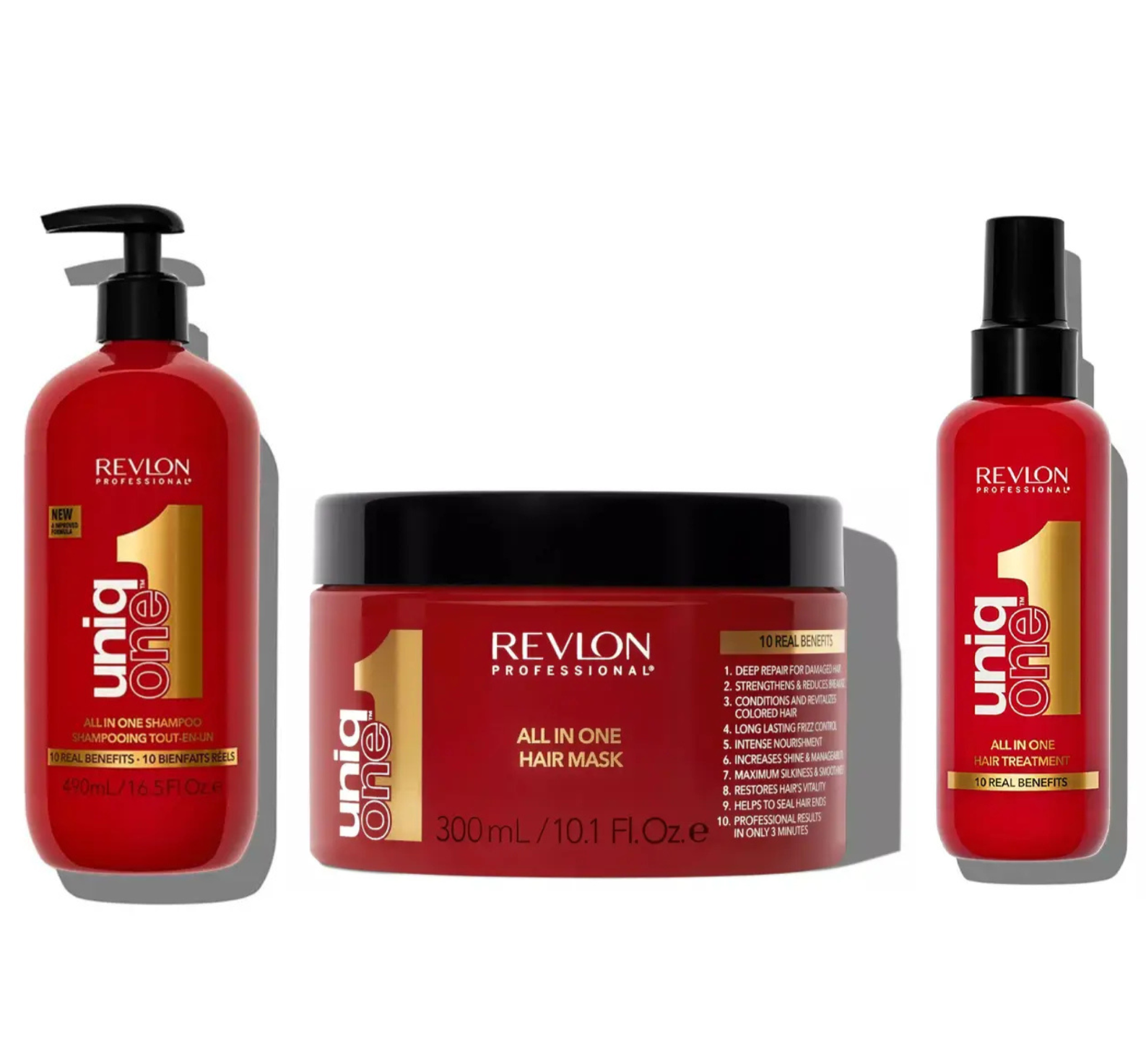 Revlon Professional Uniq One All In One Shampoo, Mask & Treatment Trio ...