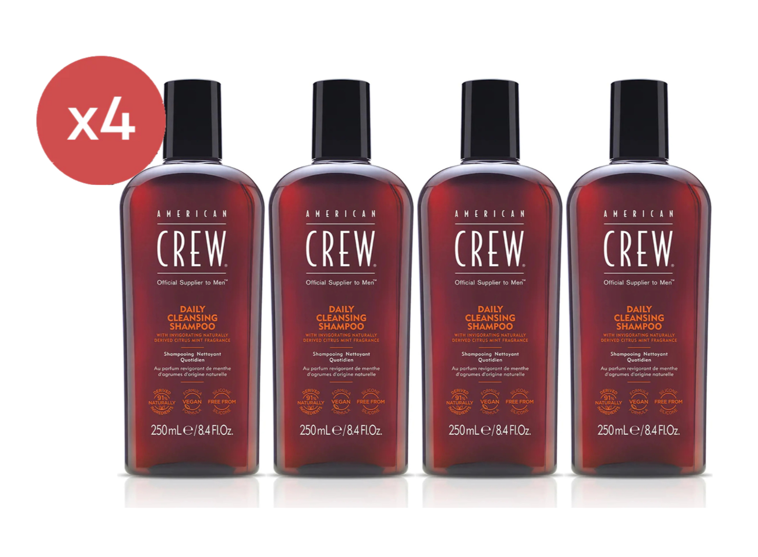 American Crew Daily Cleansing Shampoo 250ml Quad - Salon Warehouse ...