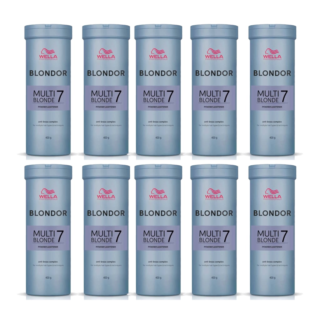 Wella Blondor Multi Blonde 7 Powder Lightener 400g x 10 - Salon ...