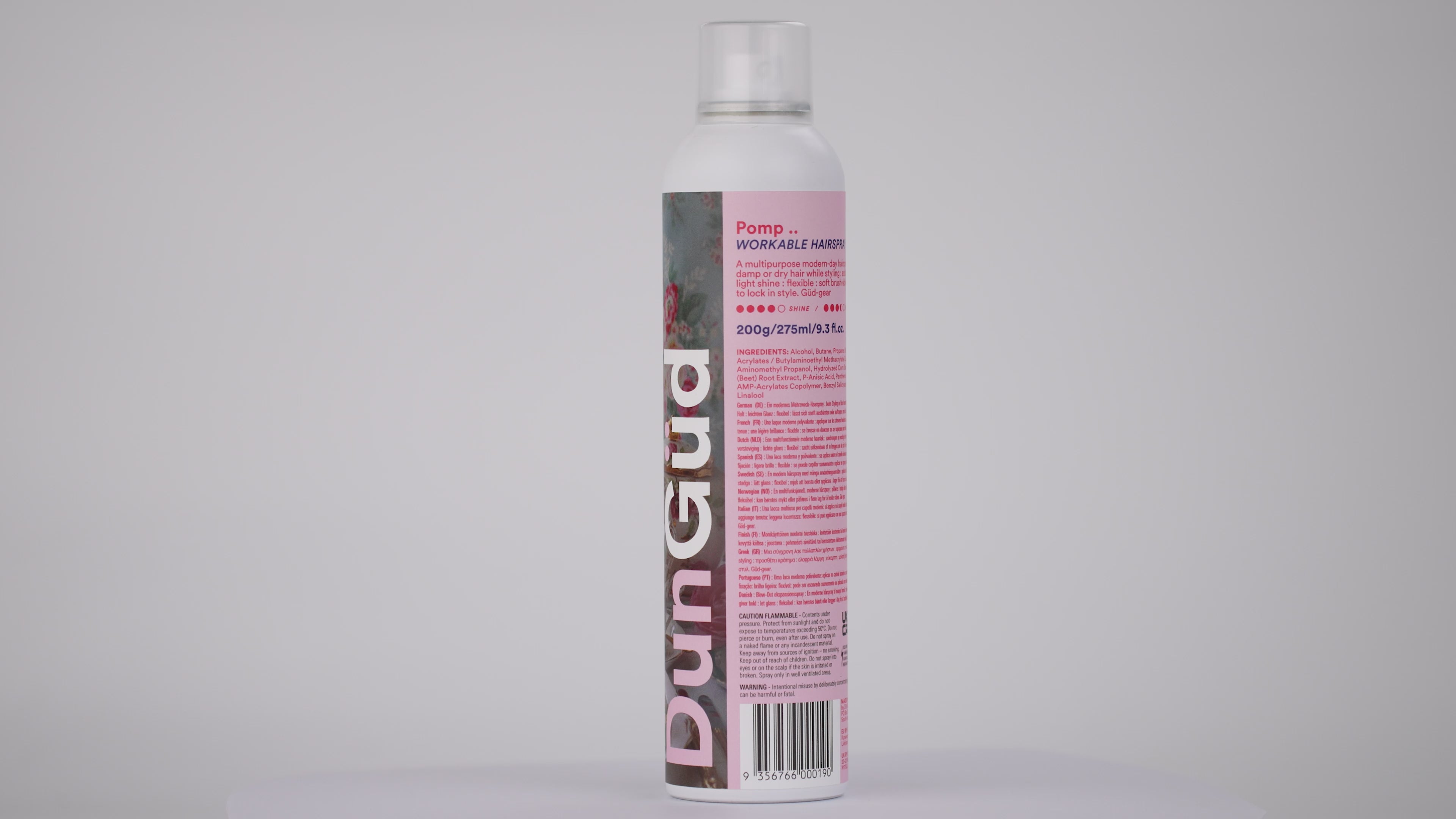DunGüd Pomp Workable Hairspray 275ml - Salon Warehouse – Salon Warehouse