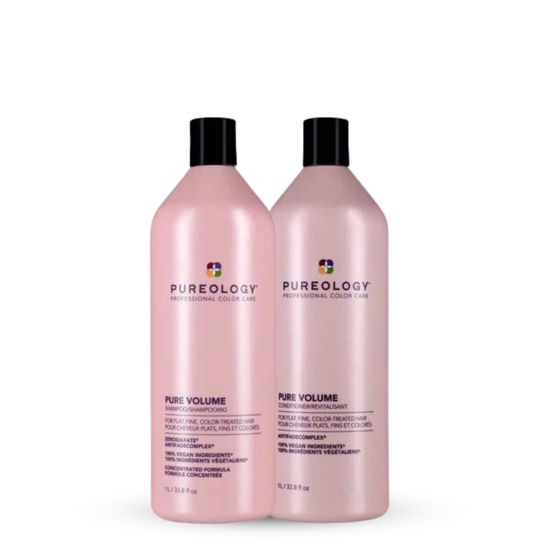 Pureology Pure Volume Shampoo & Conditioner 1000ml Duo - Salon ...
