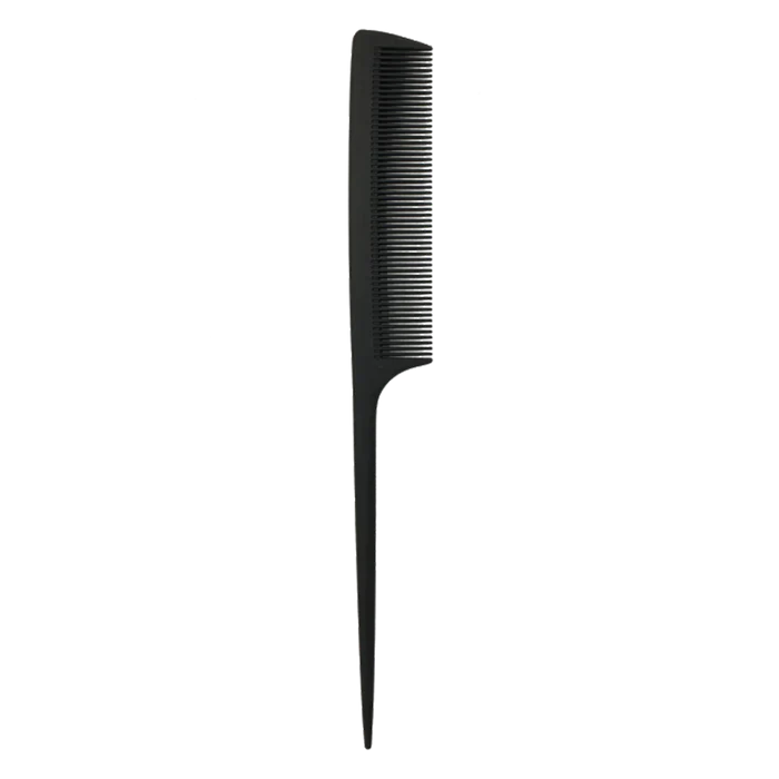 Black Carbon Fibre Tail Comb 230mm - Salon Warehouse – Salon Warehouse