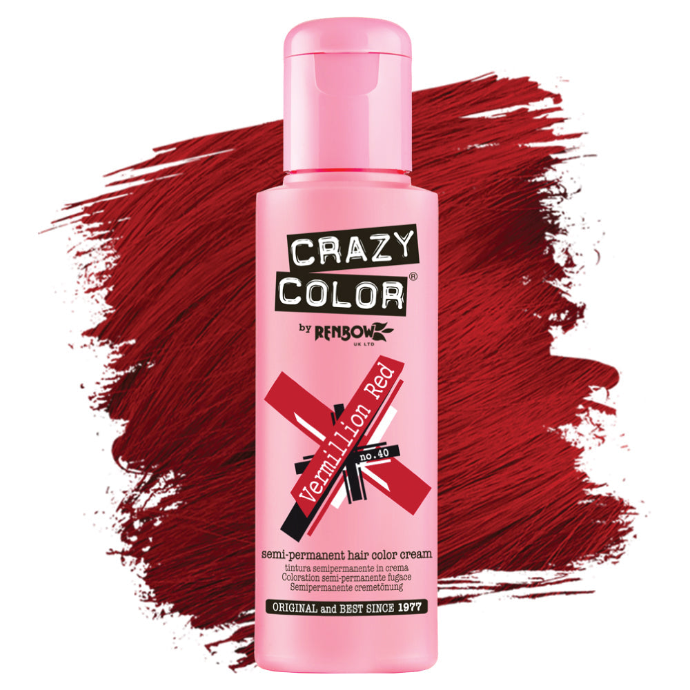 Crazy Color - Vermillion Red - 40 - Salon Warehouse – Salon Warehouse